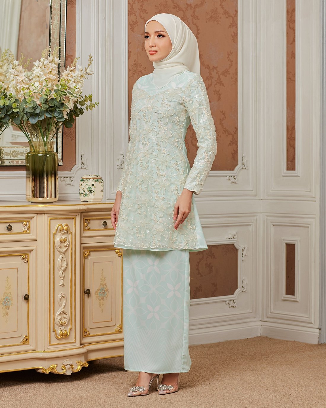 Jemels | Modern Kurung | Baju Kurung | Baju Melayu | THEME COLORS MINT ...
